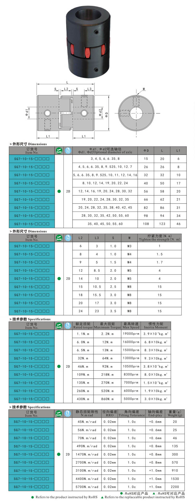 Nobengr SG7-10 Metal Curved Jaw Type Flexible Coupling - Buy gear coupling, flexible coupling ...